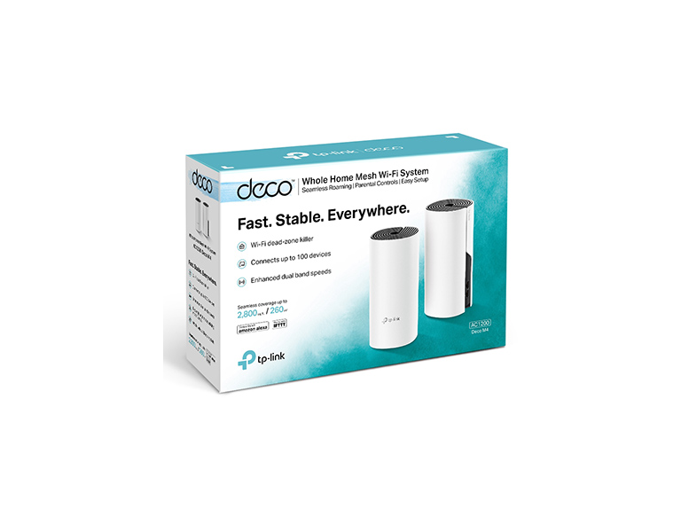 TP-LINK Deco M4(2-PACK) V2 AC1200 Whole Home Mesh Wi-Fi System - Xpatit.gr